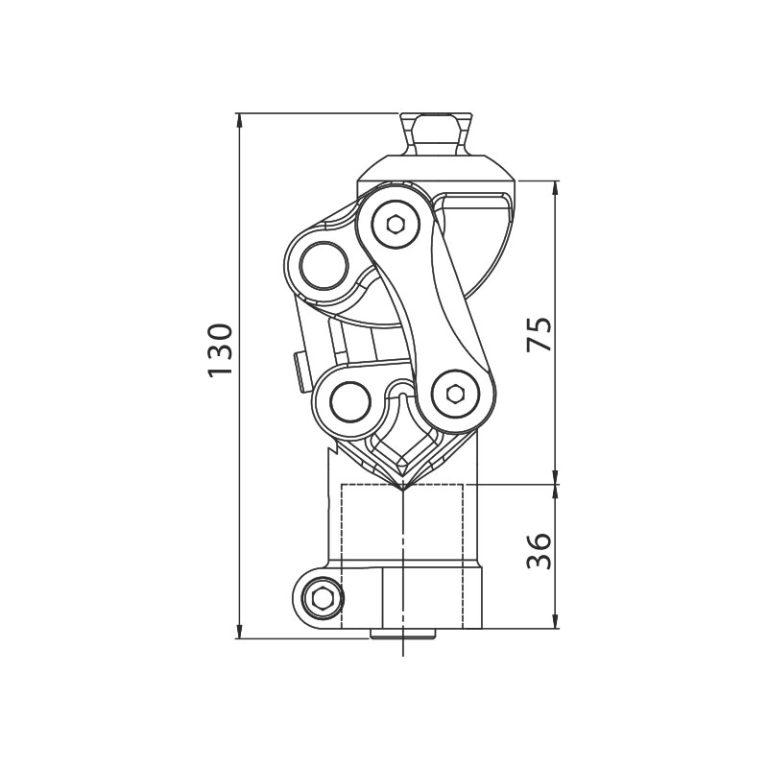 E 86 Polycentric Knee Joint with Extension Mechanism - IB-ER | PROSTHETICS